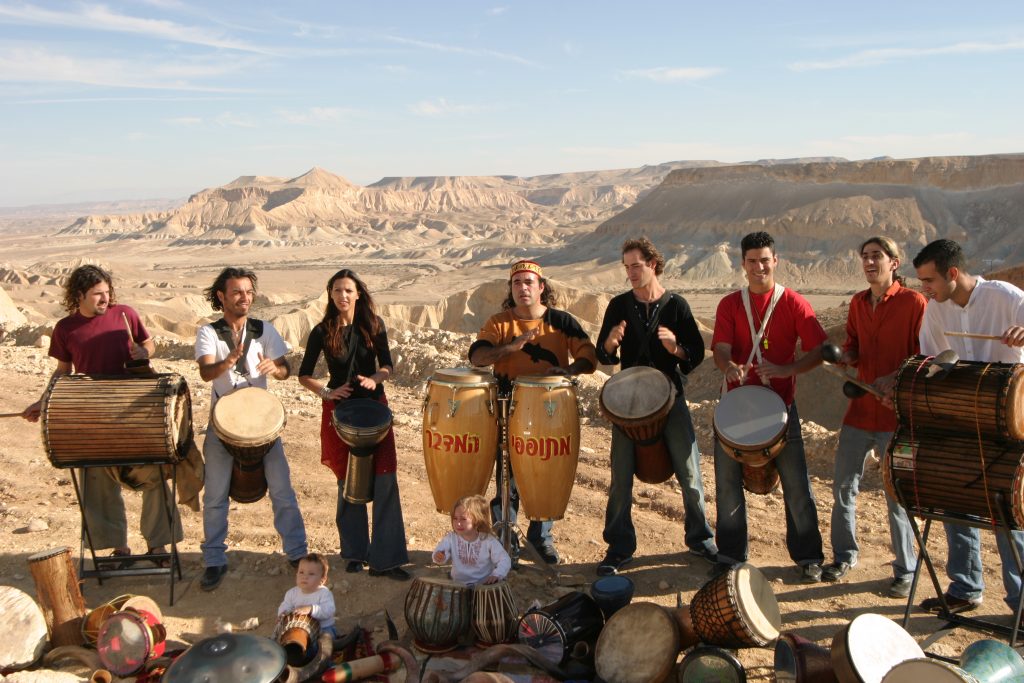 Drum Circle in Israel "The Desert Drummers" Israeli ethnic band for events